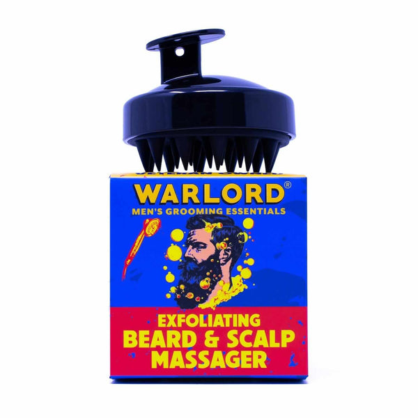 Beard and Scalp Exfoliator Massager | Warlord Beard Oil